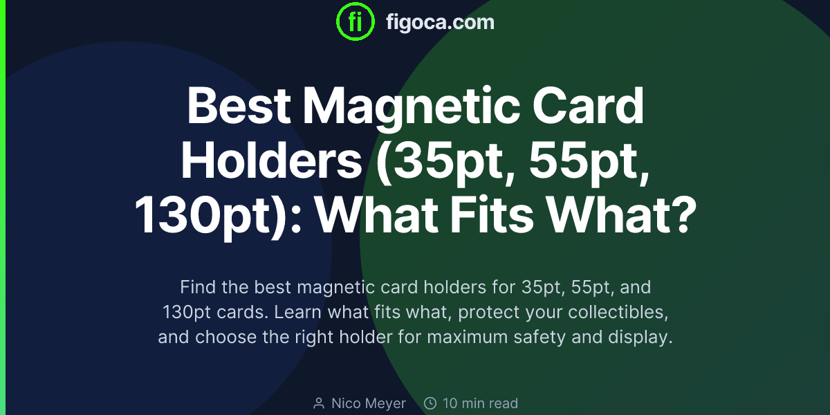 Best Magnetic Card Holders (35pt, 55pt, 130pt): What Fits What? | figoca