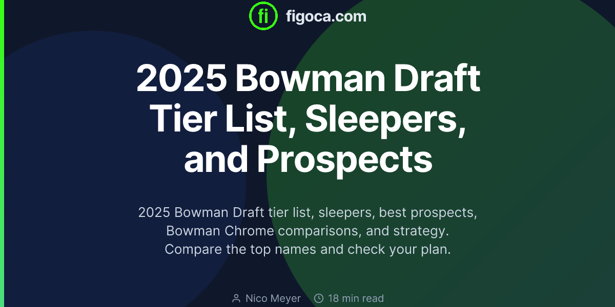 2025 Bowman Draft Tier List, Sleepers, and Prospects | figoca
