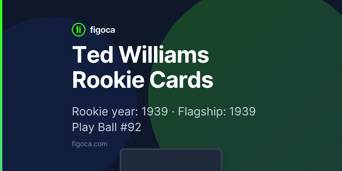 Ted Williams Rookie Cards: Values, Checklist & Best Picks | figoca