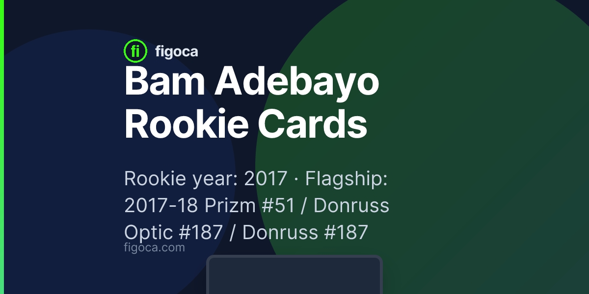 Bam Adebayo Rookie Cards: Values, Checklist & Best Picks | figoca