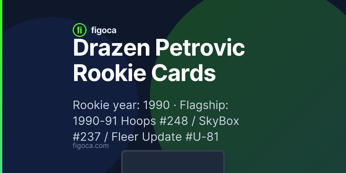 Drazen Petrovic Rookie Cards: Values, Checklist & Best Picks | figoca